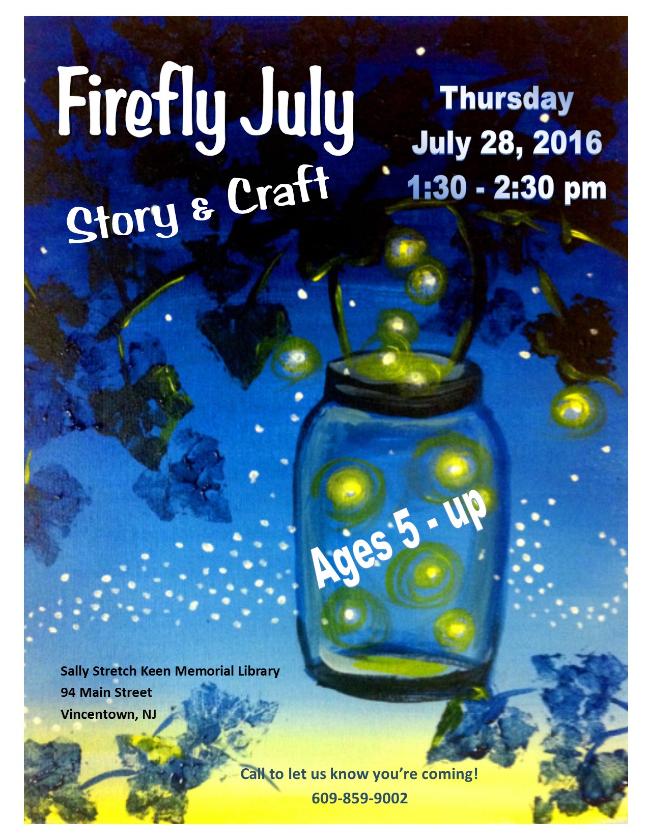 Firefly July | Sally Stretch Keen Memorial Library