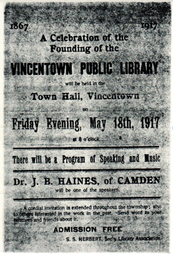 Vincentown Library’s Founding | Sally Stretch Keen Memorial Library